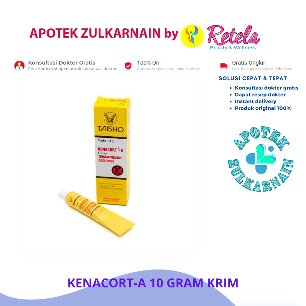 Jual Kenacort A 0.1% Cream 10Gr | Shopee Indonesia