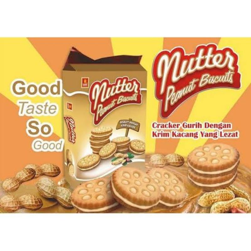 Jual UBM NUTTER PEANUT BISCUITS BISKUIT UBM BISKUIT SELAI KACANG ...