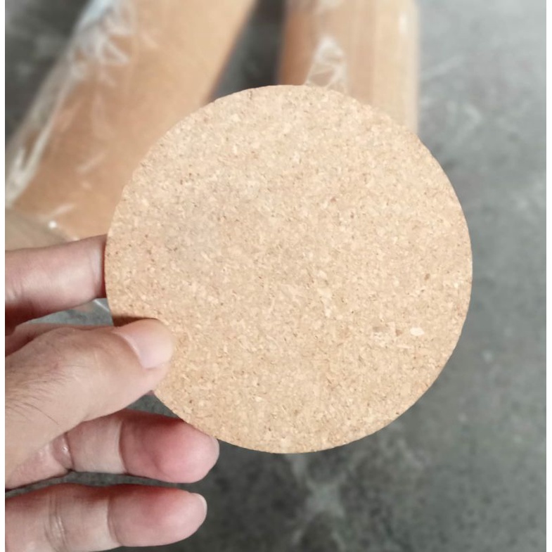 Jual coaster cork tatakan gelas botol dudukan alas bawah dasaran | Shopee Indonesia