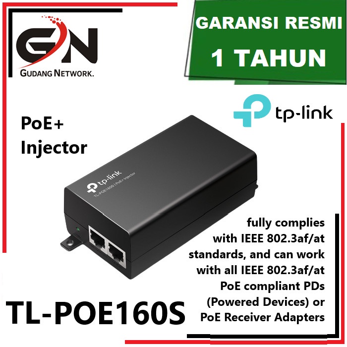Jual Produk Terbaru Tp-Link Tl-Poe160S Poe+ Injector | Shopee Indonesia
