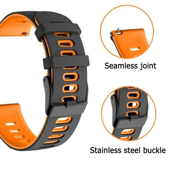 Jual STRAP XIAOMI MI WATCH 46MM TALI JAM MODEL TWOTONE 22MM | Shopee ...