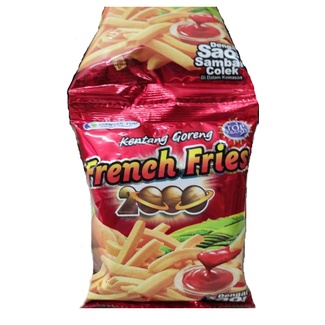 Jual SNACK KENTANG GORENG FRENCH FRIES 2000 / 1 RENCENG ISI 10 PCS ...