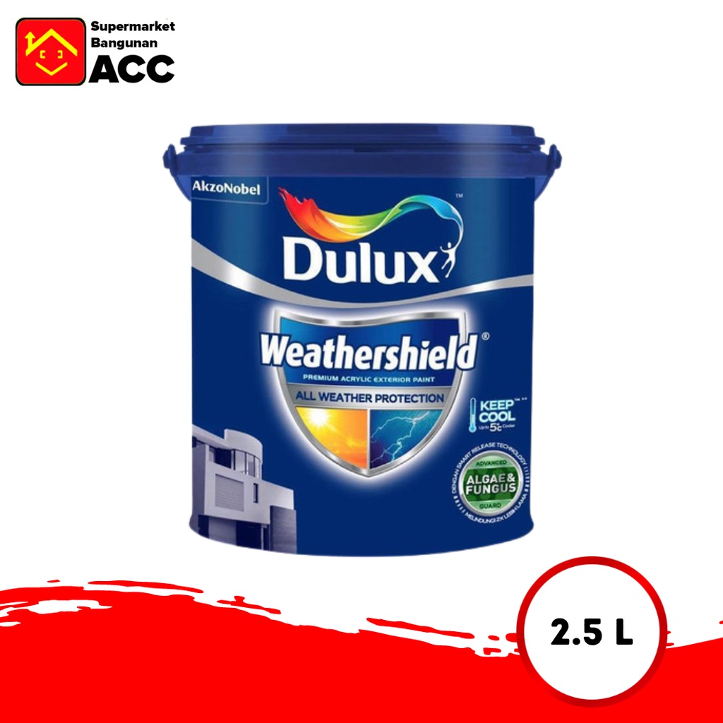 Jual Dulux Weathershield Warna Khusus Cat Tembok Premium Exterior 2