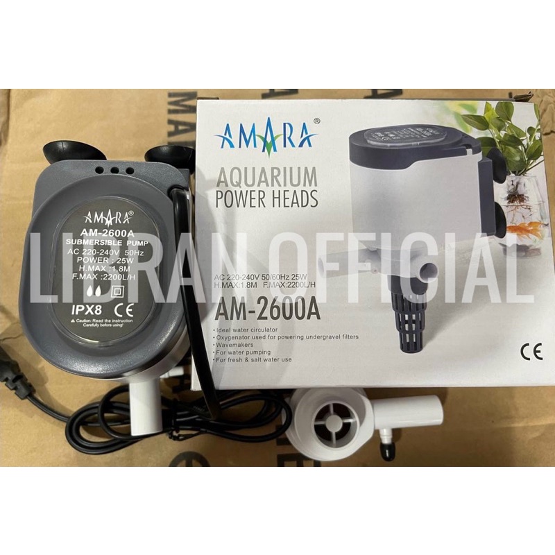 Jual mesin pompa aquarium / power head AMARA AM 2600A | Shopee Indonesia