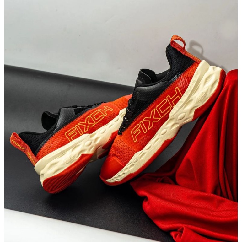 Jual Fixch Sepatu Voli Anthem 1FVL422B018 White/Red/White 100% ...