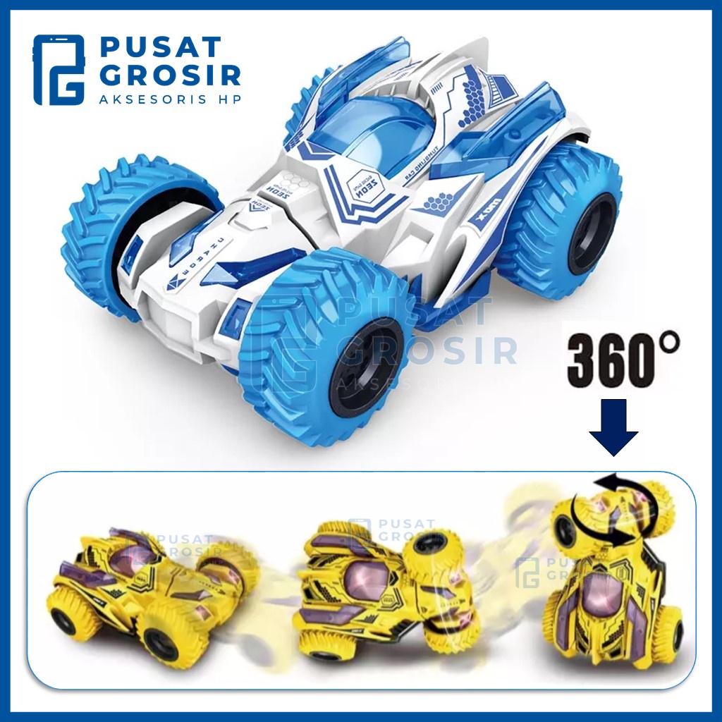 Jual Mobil Mainan Anak Pull Back mobil mobilan kecil Kepala Putar 360 ...