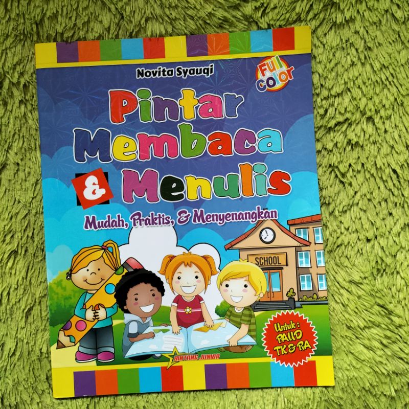 Jual ORIGINAL BUKU PINTAR MEMBACA & MENULIS FULL COLOUR PAUD & TK ...
