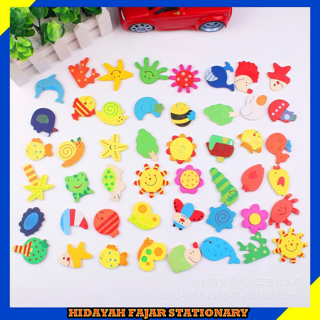 Jual Tempelan Magnet Motif / Magnet Kulkas / Tempelan Whiteboard ...