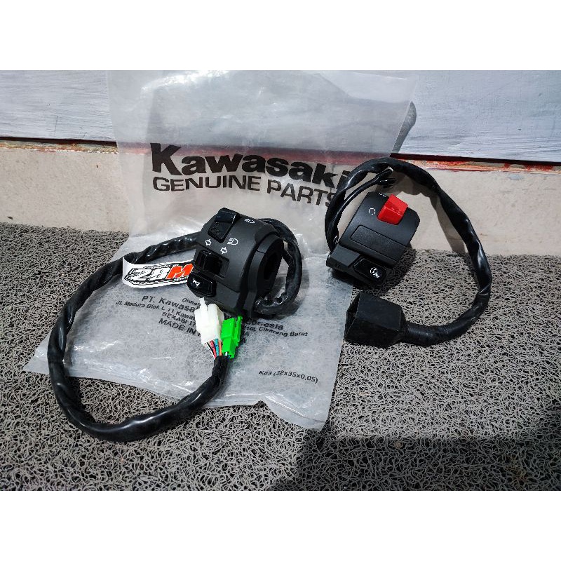 Jual HOLDER SAKLAR KAWASAKI W175 W 175 ASLI ORIGINAL BARU SET KANAN DAN KIRI BISA UNTUK KLX 150 ...