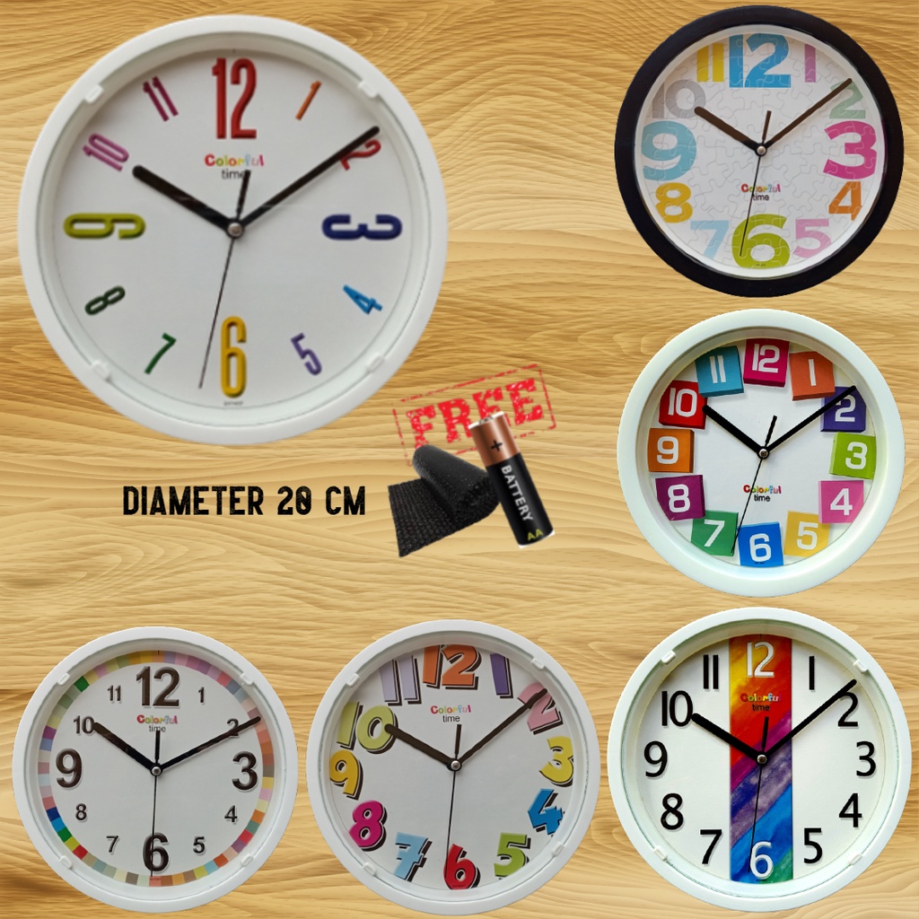 Jual Jam Dinding Ontime 1919 Meja Kamar Murah Wall Clock Dekorasi Rumah ...