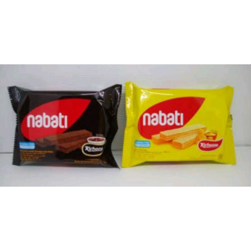 Jual Nabati Richeese Wafer Keju& Cokelat Nabati Richeese 39Gram ...
