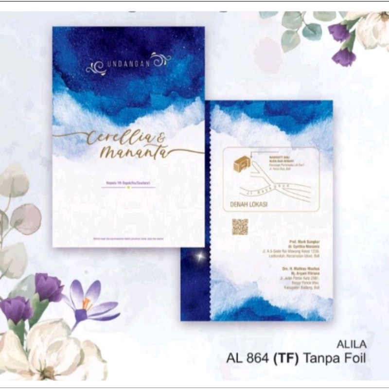 Jual undangan modern terbaru undangan murah elegan undangan pernikahan ...