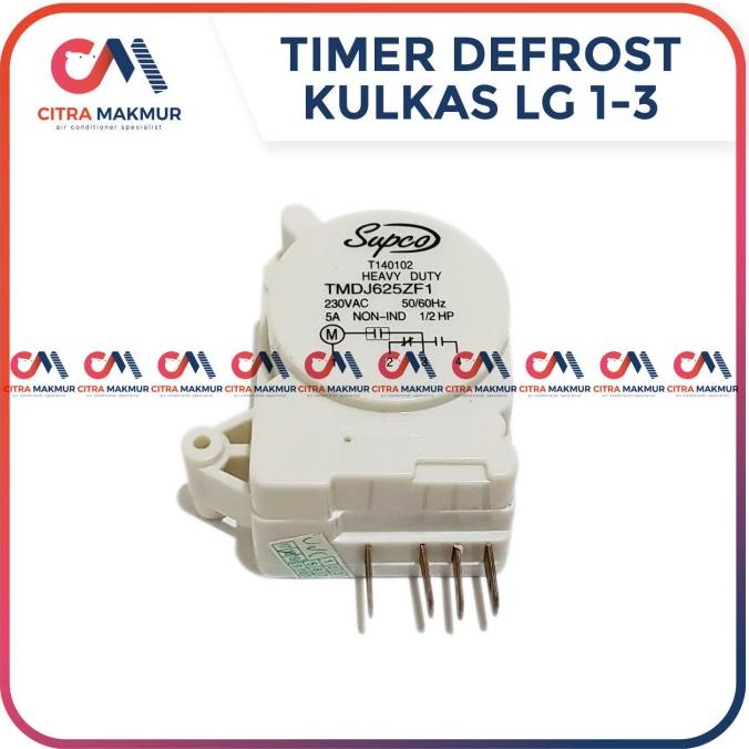 Jual Timer Defrost Kulkas merk LG 1 3 1-3 Refrigerator merek 2 pintu ...
