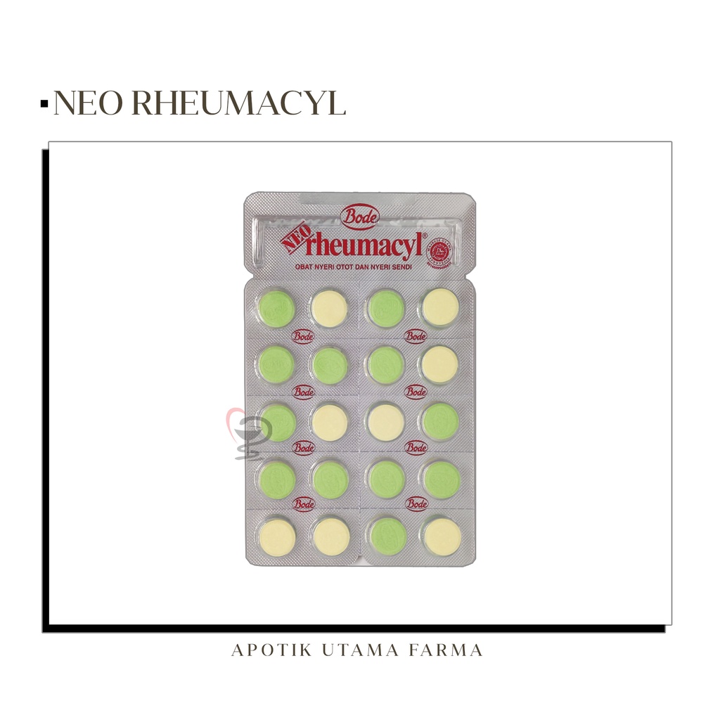 Jual NEO RHEUMACYL 20 TABLET | OBAT PEREDA NYERI OTOT | | Shopee Indonesia