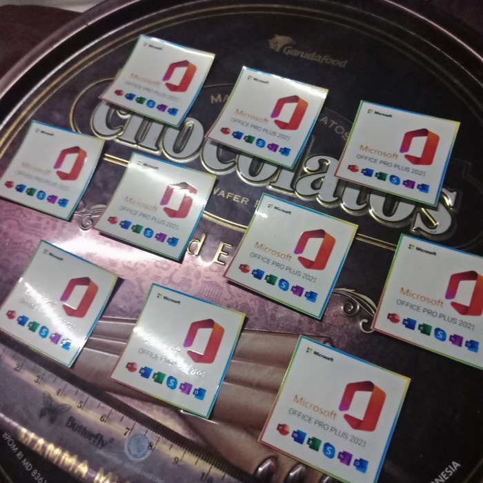 Jual Skin Stiker Custom Laptop Windows Office 2021 Pro Plus | Shopee ...