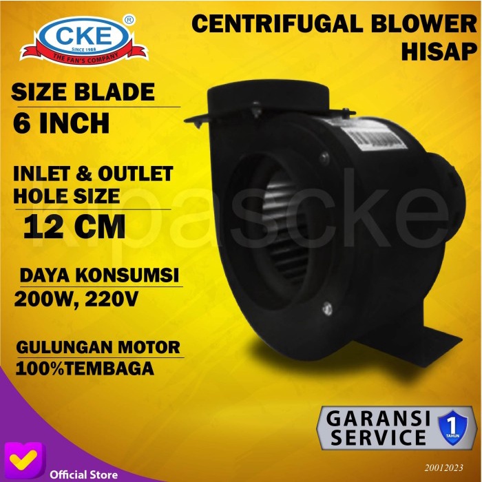 Jual Blow Centrifugal Cke Mc-De/M150R/1-No 220V Blower Fan Keong Hisap ...