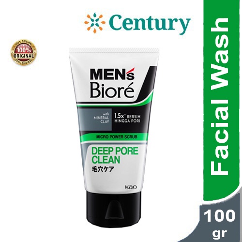 Jual Biore Mens Facial Foam Black & White 100gr / Face Wash / Pembersih Wajah | Shopee Indonesia