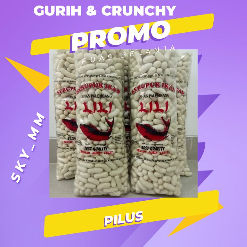 Jual GROSIR PILUS IKAN TENGGIRI GETAS KECIL IKAN TENGGIRI SNACK KERUPUK ...