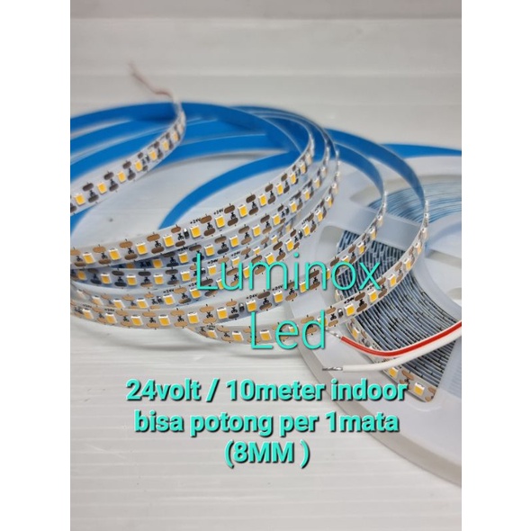 Jual led strip 24volt 2835 smd 10meter / flexible strip light drop ...