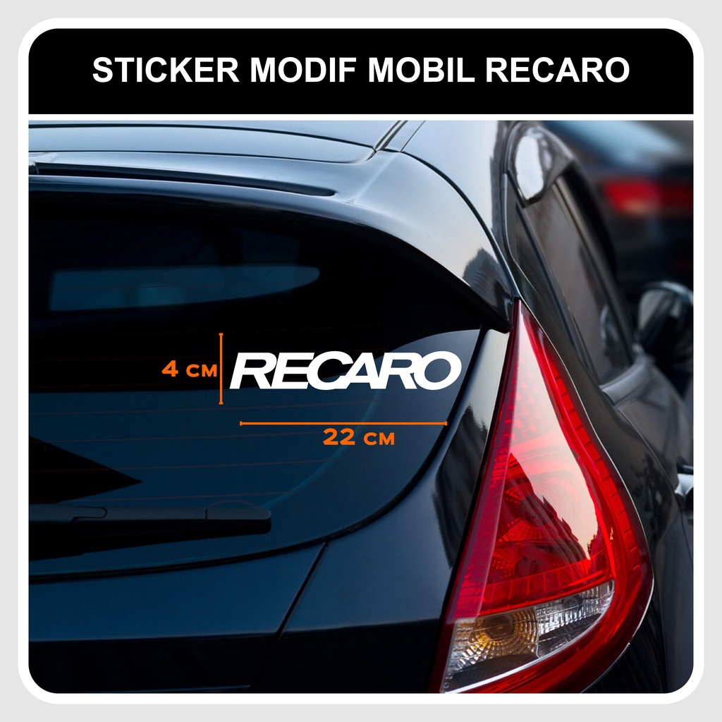 Jual CUTTING STICKER RECARO / STICKER POWER RACING STIKER MOBIL MODIF ...