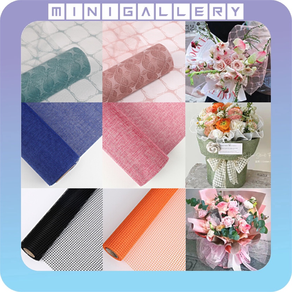 Jual Kain Goni Roll Jute Korean Tile Jaring Polynet Polos Roll Kertas ...