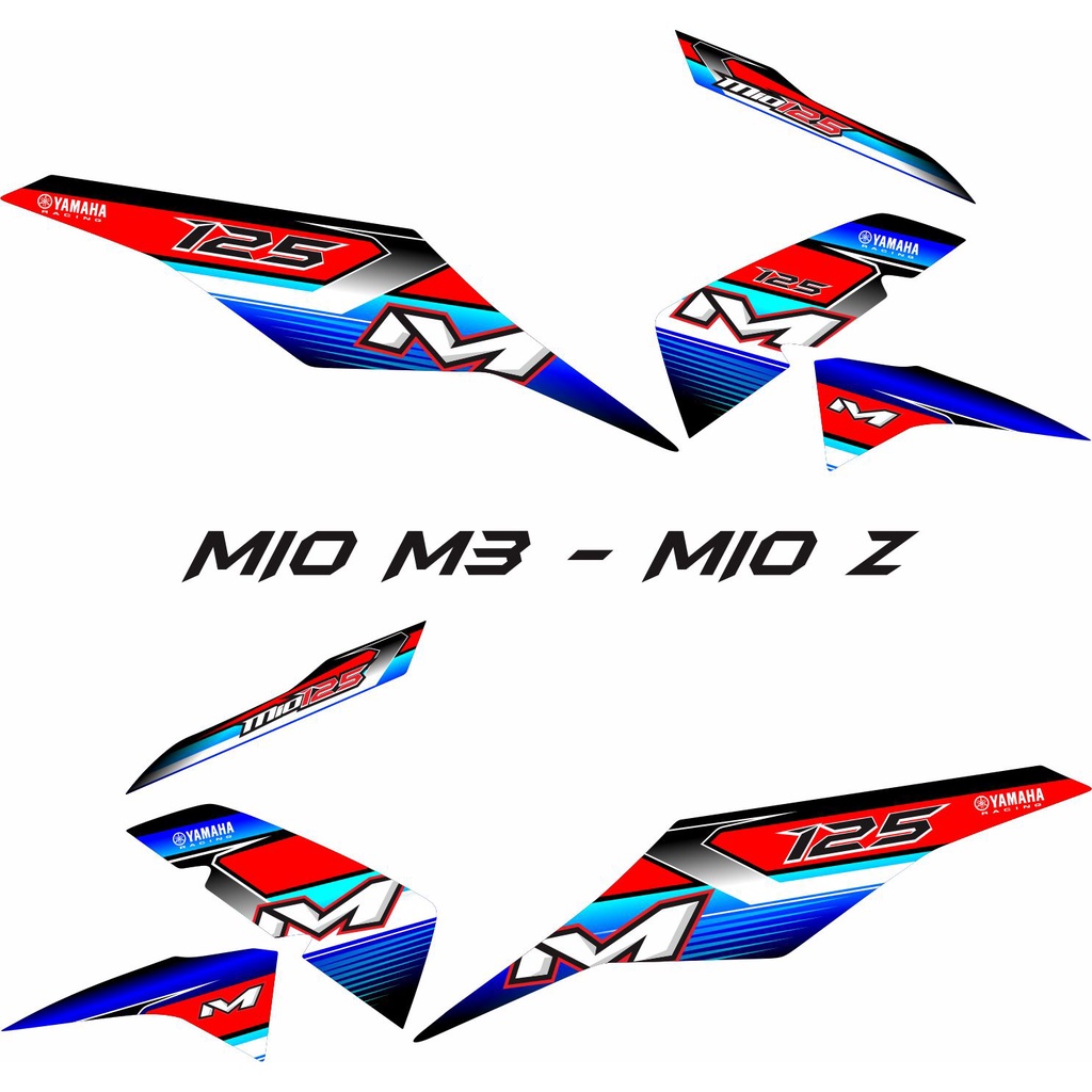 Jual STIKER matic MIO Z/ POLET STRIPING YAMAHA ALL matik MIO M3 MIO Z ...
