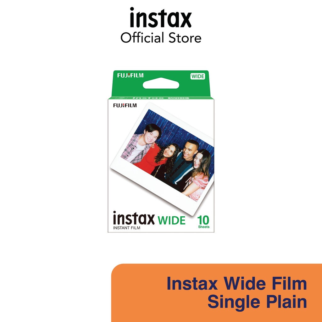 Jual FUJIFILM Instax Wide Plain Single Pack Film | Shopee Indonesia
