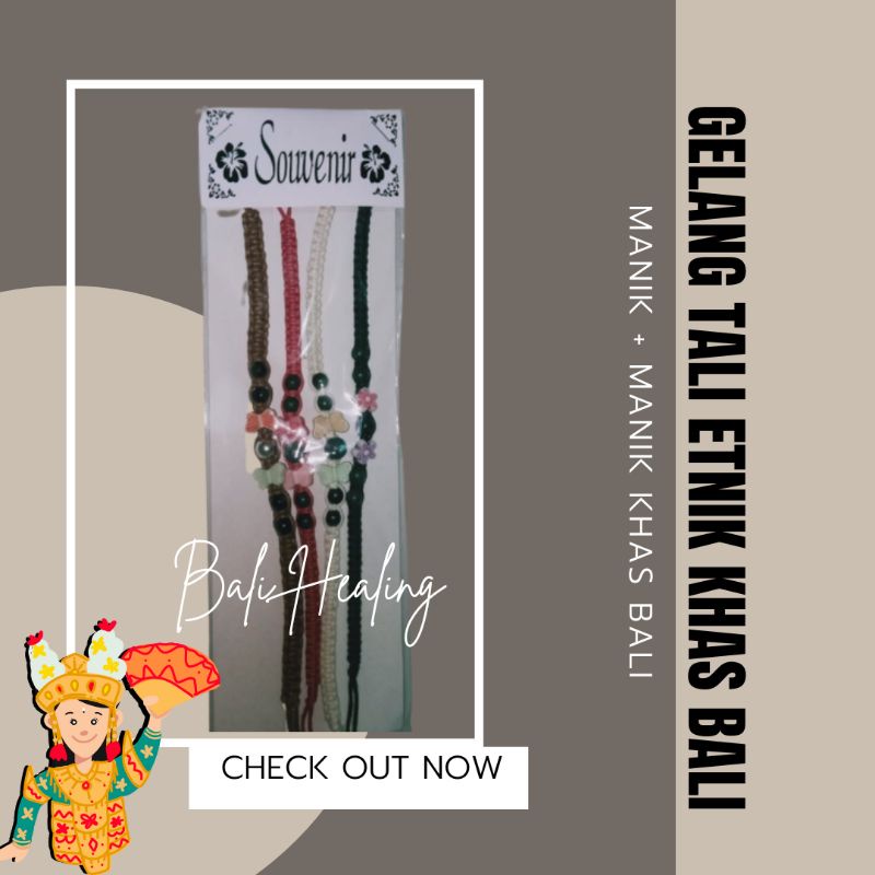 Jual GELANG TALI MANIK - MANIK KHAS BALI | Shopee Indonesia