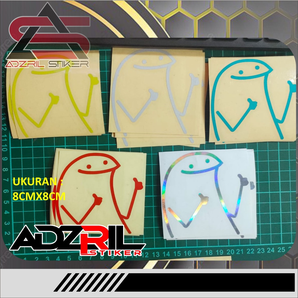 Jual Sticker Cutting emoji lucu / STICKER MOTOR / STICKER MOBIL ...