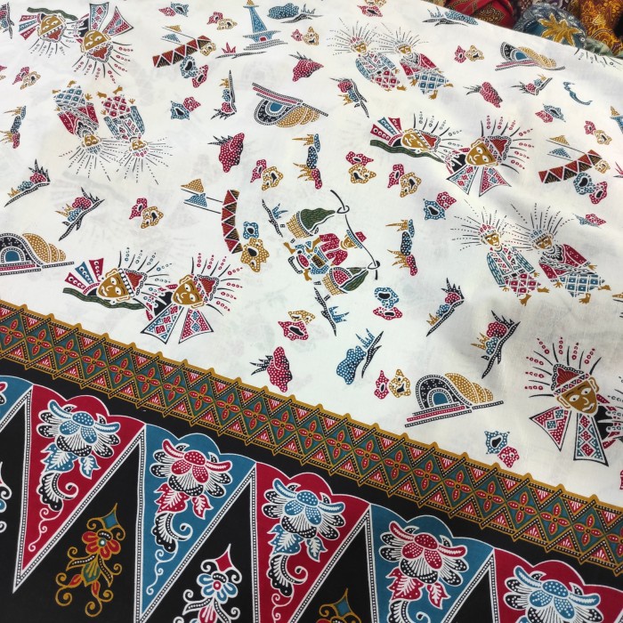 Jual Batik Kain Batik Ondel Ondel Betawi _ Kain Katun Batik Betawi ...