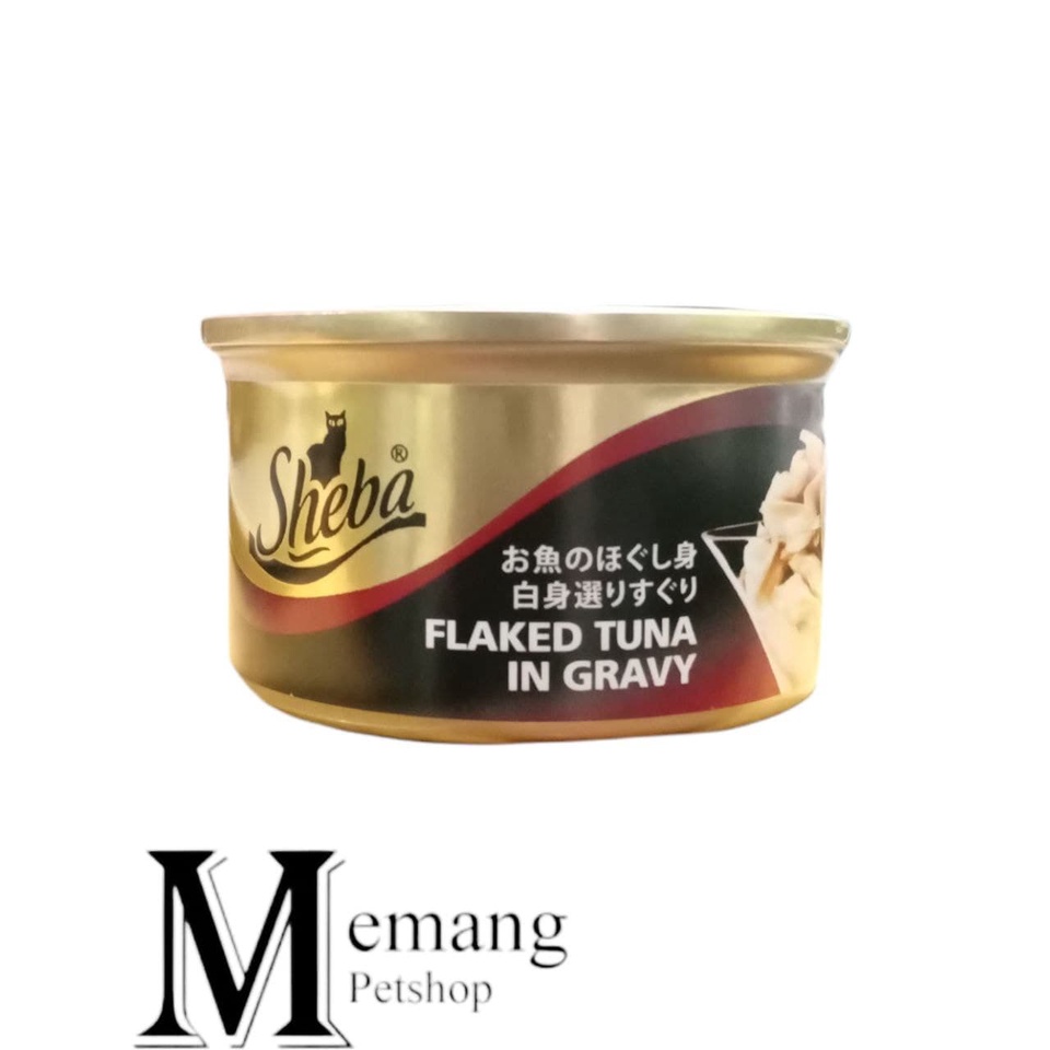 Jual Sheba 85gram Flaked Tuna Gravy - Makanan Kucing Basah Kaleng ...