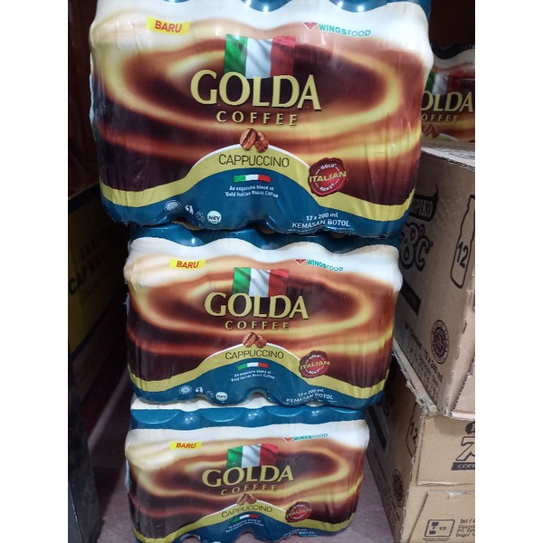 Jual GOLDA COFFEE CAPPUCCINO & DOLCE LATTE 1 DUS ISI 12 BOTOL | Shopee ...