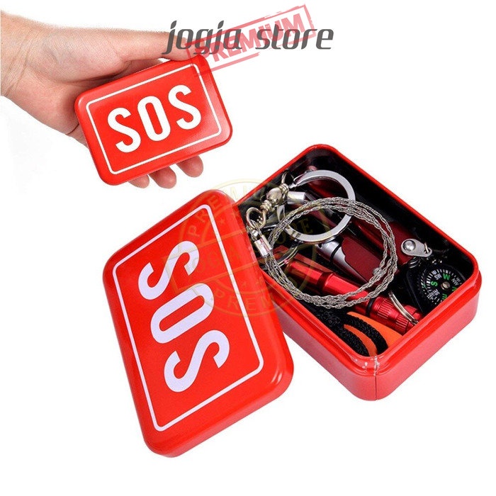 Jual Portable SOS Tool Kit Earthquake Emergency Outdoor Survival Kit ...