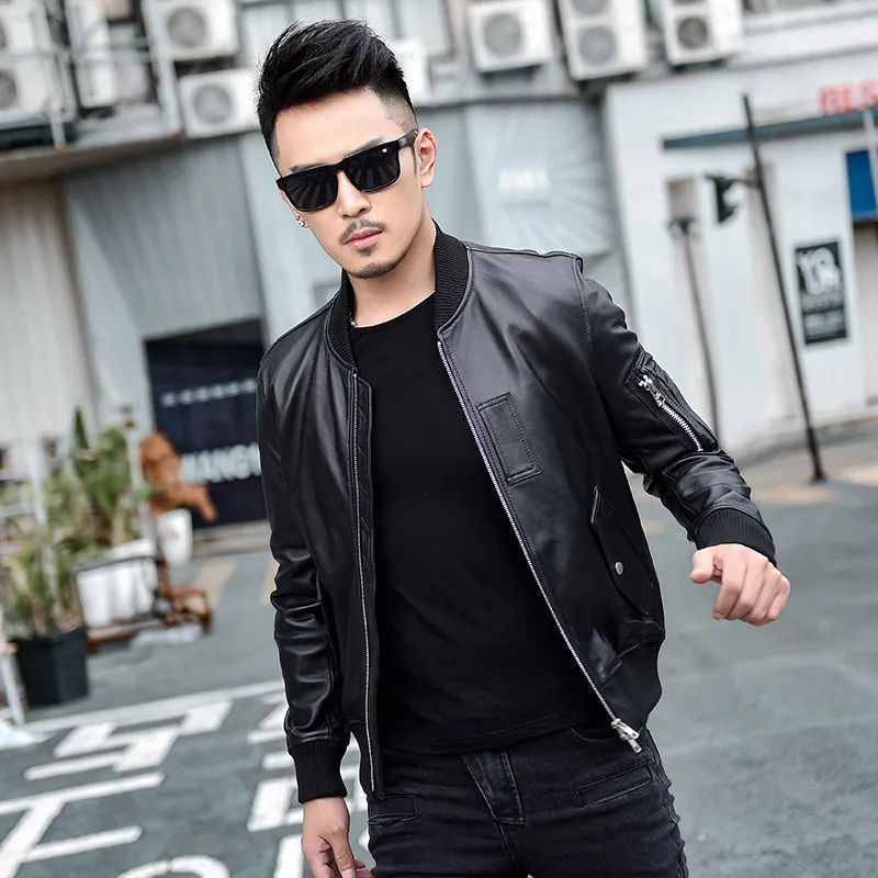 Jual Jaket kulit bomber Exclusive terbaru / jaket Bikers Terlaris ...