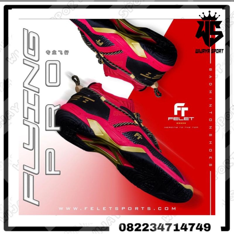 Jual sepatu badminton FELET FLYING PRO | Shopee Indonesia