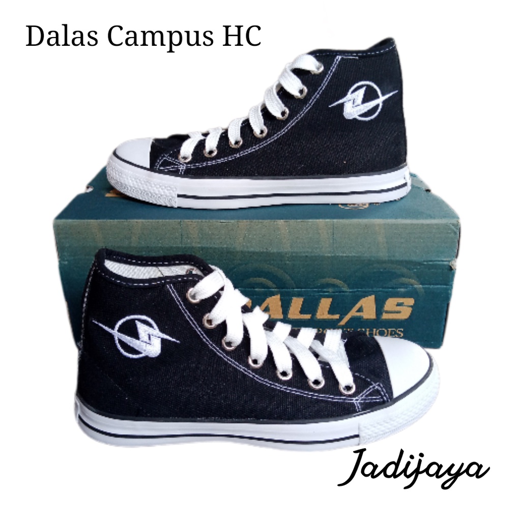 Jual Sepatu Canvas DALLAS Campus HC (Tinggi) | Shopee Indonesia