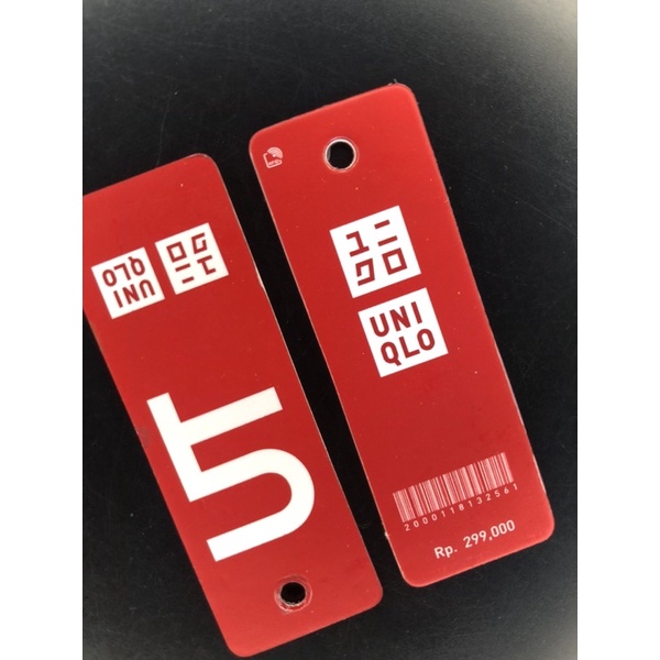 Jual UNIQLO PRICE TAG RED MEDIUM SUPER PREMIUM CO 1X DI KIRIM 600PCS ...