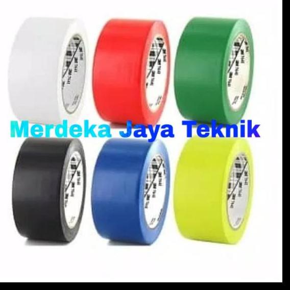 Jual Lakban Vinil Tape 764 3m Warna Kuning Floor Marking Tape Ukuran 48mm x 33.m Isolasi Lantai ...