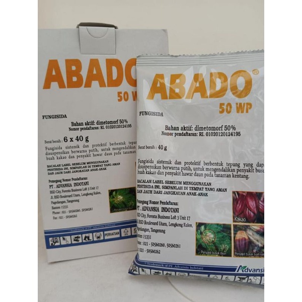 Jual ABADO 50WP 40GR FUNGISIDA DIMETOMORF sistemik | Shopee Indonesia