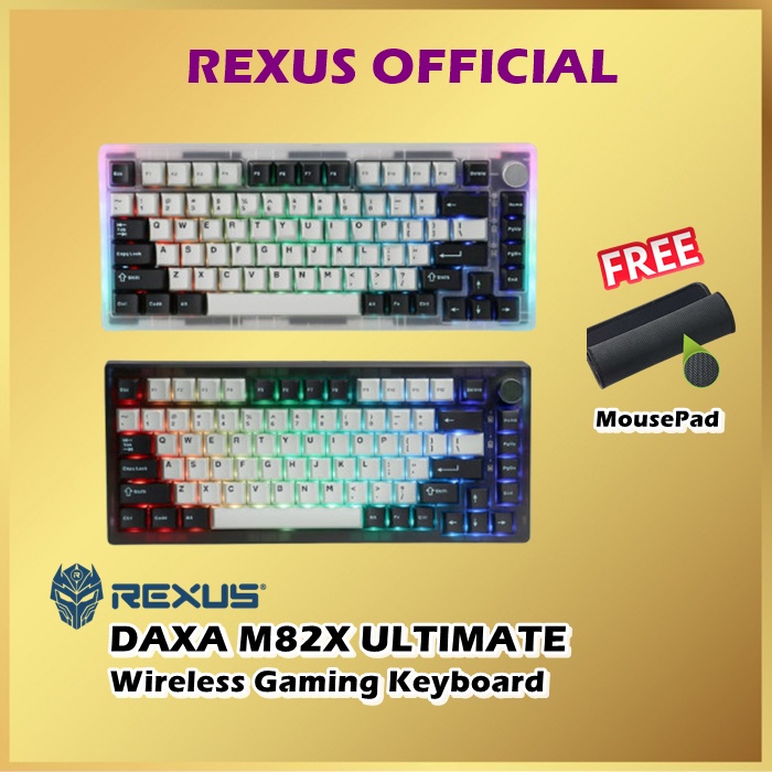 Jual Rexus Keyboard Gaming Mekanikal DAXA M82X Ultimate | Shopee Indonesia
