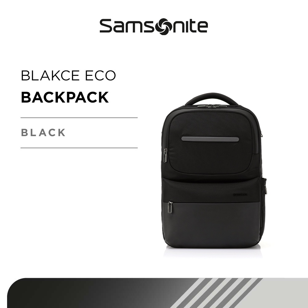 Jual Samsonite Blakce Eco Backpack II TCP - Black | Shopee Indonesia