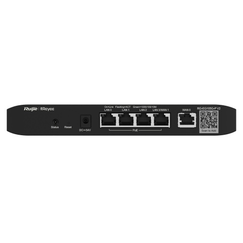 Jual Ruijie RG-EG105G-P V2 Reyee Cloud Managed PoE Router | Shopee ...