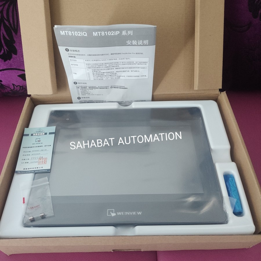 Jual Hmi Weintek Weinview MT8106IP Touch Screen Weintek 10 Inchi ...