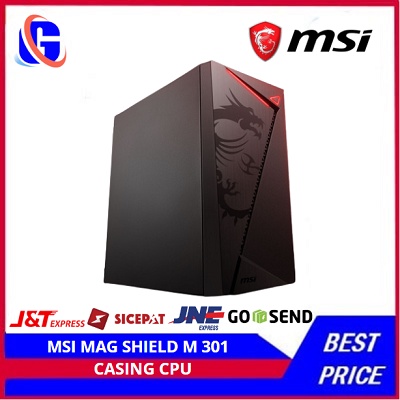 Jual PC Case MSI MAG SHIELD M301 MATX Casing Komputer Micro ATX Mini ...