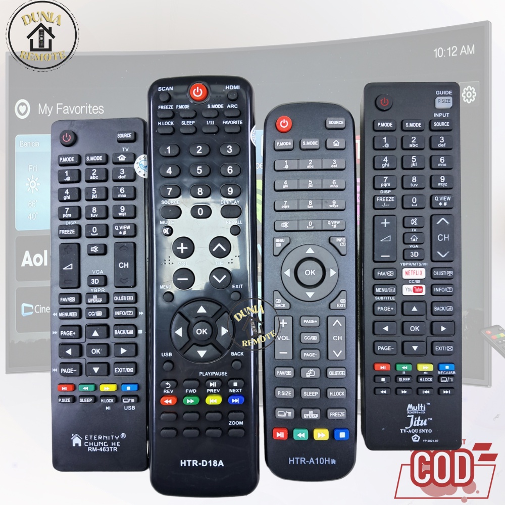 Jual Remot Remote TV AQUA SANYO Haier Multi Smart Android tanpa setting ... Jual Remot Remote TV AQUA SANYO Haier Multi Smart Android tanpa setting ...