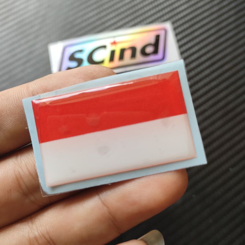 Jual STIKER TIMBUL EMBLEM 3D BENDERA INDONESIA | Shopee Indonesia