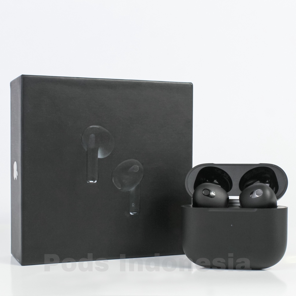 Jual Tws Airpods Gen 3 Wireless Charging Black Edition 2022 Real