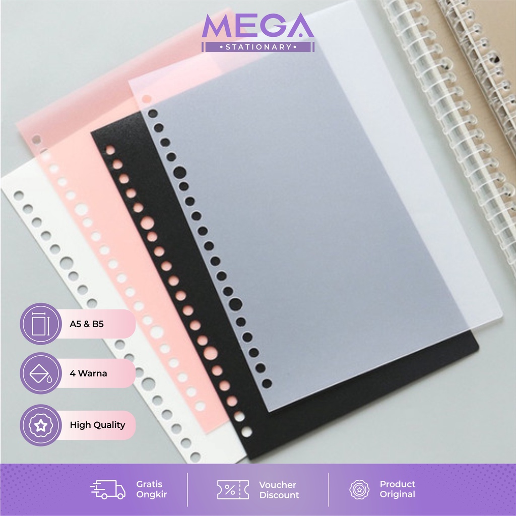 Jual DIY Plastic Binder Cover / Sampul Plastik Transparan Custom ...