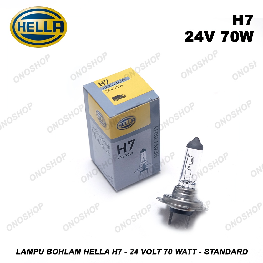 Jual Lampu Bohlam Hella H7 - 24 Volt 70 Watt - Standard | Shopee Indonesia