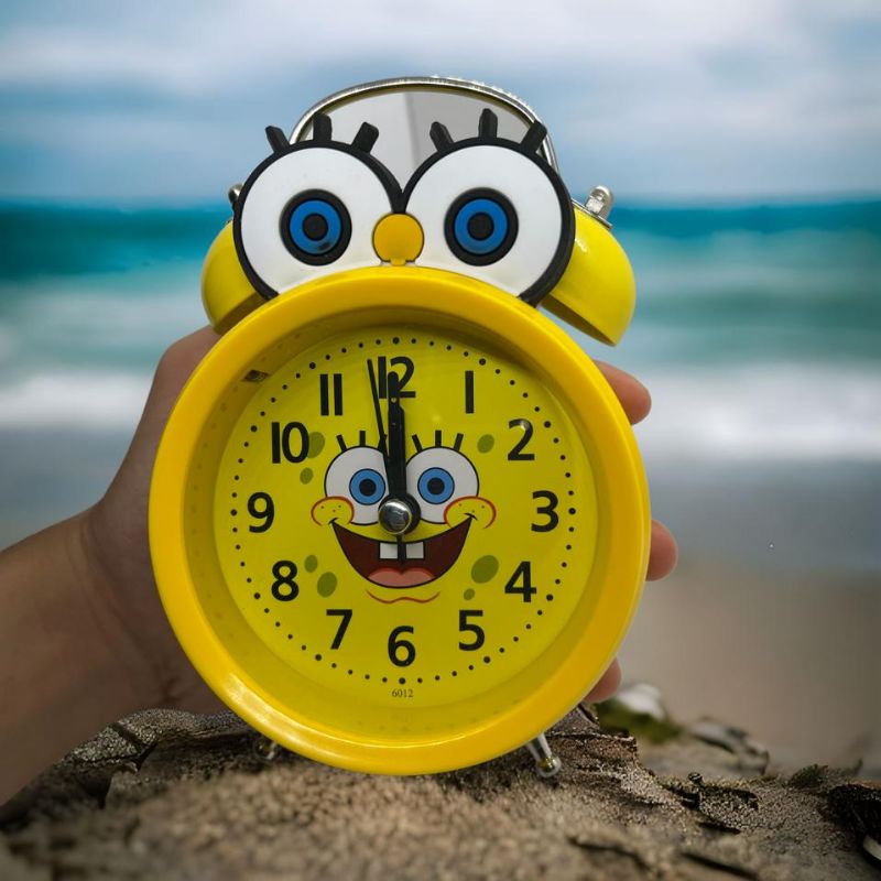 Jual Jam Weker Lucu Jam Beker Karakter SpongeBob Weker Murah Jam Meja ...